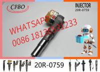 China original 20R-0759 Diesel Fuel Injector for   3412 3408 3412E Engine Replacement for OEM 10R-1267 174-7528 153-5938 20R-4148 Engine Parts original new injector for sale