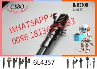 China original 6L4357 Fuel Injector Assembly for  3512 E3512 C3500 Diesel Engine Common Rail Injector Assy Replacement for OEM 4P9075 4P9076 0R1759 original new injector for sale