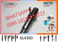 China original 6L4360 Fuel Injector Assembly for 3512A Series Diesel Engine Excavator Construction Machinery Replacement for OEM 0R-8338 111-3718 10R-1252 original new injector for sale