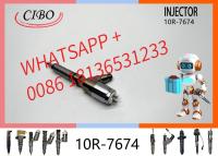 China original 10R-7674 Common Rail Fuel Injector 320-0680 2645A749 for  C6.4 C6.6 Engine E320D 320D Excavator Diesel Fuel Injector Inyector original new injector for sale