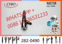 China original 282-0490 2820490 Common Rail Diesel Fuel Injector 3213600 321-3600 10R7672 for C6.6 C4.4 C4.2 320D Excavator Engine Replacement Fuel Injector Assembly original new injector for sale