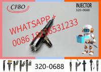 China original 320-0688 Common Rail Fuel Injector 10R-7939 2645A747 for  320D Excavator Perkins C6.6  D6N C6.4 Engine Diesel Injector Spare Parts original new injector for sale