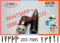 China original 203-7685 Common Rail Fuel Injector for   C10 C12 Engine 345B II 345B II MH 365B Excavator Diesel Nozzle Assembly Replacement Parts original new injector for sale