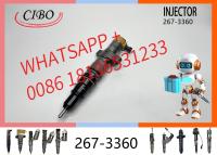 China original 267-3360 Diesel Fuel Injector for C9 Engine 330D 330D L 330D LN 330D MH 330D FM Excavator Common Rail Injector 2673360 20R-8060 10R-2828 11R-1582 original new injector for sale