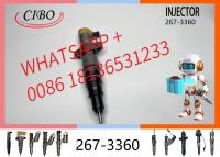 China original 267-3360 Diesel Fuel Injector for C9 Engine 330D 330D L 330D LN 330D MH 330D FM Excavator Common Rail Injector 2673360 20R-8060 10R-2828 11R-1582 original new injector for sale