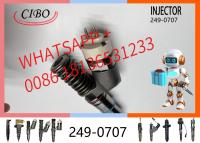 China original 249-0707 Common Rail Fuel Injector Assembly for C11 C13 Excavator Engine Parts Replacement for OEM 10R-1274 10R-7236 239-4908 249-0705 Diesel Injector original new injector for sale