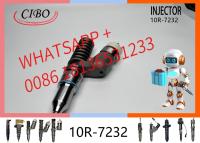 China original 10R-7232 Diesel Fuel Injector for  C15 C18 C32 3406E Engine Excavator Parts Replacement for OEM 253-0619 2530619 10R7232 10R-2772 Repair Spares original new injector for sale