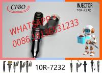 China original 10R-7232 Diesel Fuel Injector for  C15 C18 C32 3406E Engine Excavator Parts Replacement for OEM 253-0619 2530619 10R7232 10R-2772 Repair Spares original new injector for sale