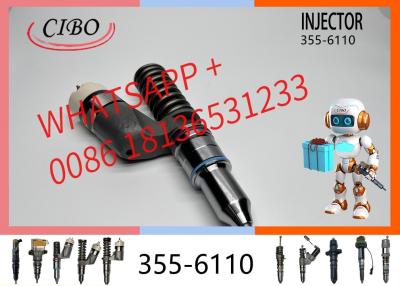 China original 355-6110 Diesel Engine Fuel Injector for  C15 Common Rail Injector Excavator E365C E374D Truck Auto Parts Replacement for OEM 3556110 10R-0956 original new injector for sale