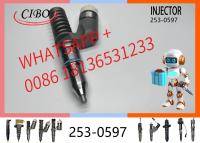 China original 253-0597 Diesel Fuel Injector for  C15 C18 C32 Engine 385C E385C E390D Excavator Common Rail Injector 2530597 235-1403 10R-2772 10R-7228 Parts original new injector for sale