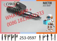 China original 253-0597 Diesel Fuel Injector for  C15 C18 C32 Engine 385C E385C E390D Excavator Common Rail Injector 2530597 235-1403 10R-2772 10R-7228 Parts original new injector for sale