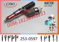 China original 253-0597 Diesel Fuel Injector for  C15 C18 C32 Engine 385C E385C E390D Excavator Common Rail Injector 2530597 235-1403 10R-2772 10R-7228 Parts original new injector for sale