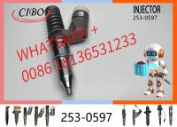 China original 253-0597 Diesel Fuel Injector for  C15 C18 C32 Engine 385C E385C E390D Excavator Common Rail Injector 2530597 235-1403 10R-2772 10R-7228 Parts original new injector for sale