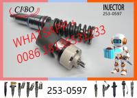 China original 253-0597 Diesel Fuel Injector for  C15 C18 C32 Engine 385C E385C E390D Excavator Common Rail Injector 2530597 235-1403 10R-2772 10R-7228 Parts original new injector for sale