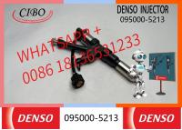 China Denso original Diesel Fuel Injector Nozzle 095000-5213 23910-1252 for Hino 700 Series P11C Construction Machinery Common Rail Injector Assembly Parts original new injector for sale