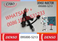 China Denso original Diesel Fuel Injector Nozzle 095000-5213 23910-1252 for Hino 700 Series P11C Construction Machinery Common Rail Injector Assembly Parts original new injector for sale