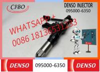 China Denso original Common Rail Injector 095000-6350 095000-6352 095000-6351 Diesel Engine Auto Parts for SK200-8 SK210-8 Replacement Fuel Injector Nozzle original new injector for sale