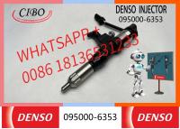 China Denso original Diesel Common Rail Injector 095000-6353 for Toyota Hino Truck 4HK1 4JJ1 6HK1 6BG1 D06FR Digger Excavator Replacement for OEM 8-98011604-5 original new injector for sale