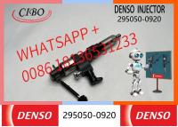 China Denso original Common Rail Fuel Injector 295050-0920 Replacement for OEM 095000-6952 095000-6923 J05E SK200-8 Construction Machinery Truck Parts original new injector for sale