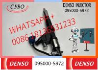 China Denso original Diesel Injector 095000-5972 Fuel Injector 23670-E0360 095000-5223 095000-5224 095000-5225 Common Rail Injectors for Excavator Engine original new injector for sale