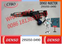 China Denso original Common Rail Fuel Injector 295050-0490 2950500490 Replacement for OEM 23670E0220 E13C Euro3 Diesel Engine Truck Parts original new injector for sale