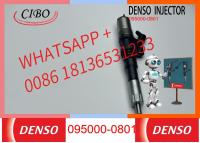 China Denso original Denso original Denso Diesel Injector Nozzle 095000-0801 095000-0800 095000-0802 for 6D125 SAA6D125E-3 PC400-7 PC450-7 Tracked Excavators Replacement for OEM new original new injector for sale