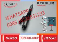 China Denso original Denso original Denso Diesel Injector Nozzle 095000-0801 095000-0800 095000-0802 for 6D125 SAA6D125E-3 PC400-7 PC450-7 Tracked Excavators Replacement for OEM new original new injector for sale