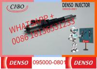 China Denso original Denso original Denso Diesel Injector Nozzle 095000-0801 095000-0800 095000-0802 for 6D125 SAA6D125E-3 PC400-7 PC450-7 Tracked Excavators Replacement for OEM new original new injector for sale