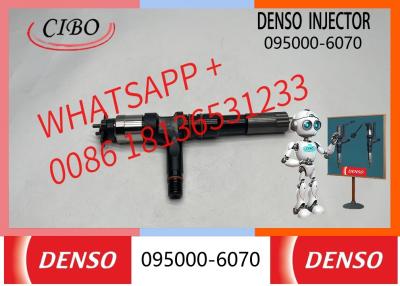 China Denso original Denso original Denso Diesel Fuel Injector 095000-6070 6251-11-3100 6251113100 for 6D125 SAA6D125E PC400-8 PC450-8 Excavator Accessories Common Rail Injector new original new injector for sale