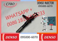China Denso original Denso original Denso Diesel Fuel Injector 095000-6070 6251-11-3100 6251113100 for 6D125 SAA6D125E PC400-8 PC450-8 Excavator Accessories Common Rail Injector new original new injector for sale