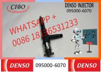 China Denso original Denso original Denso Diesel Fuel Injector 095000-6070 6251-11-3100 6251113100 for 6D125 SAA6D125E PC400-8 PC450-8 Excavator Accessories Common Rail Injector new original new injector for sale