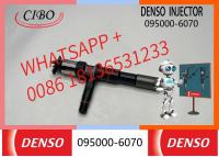 China Denso original Denso original Denso Diesel Fuel Injector 095000-6070 6251-11-3100 6251113100 for 6D125 SAA6D125E PC400-8 PC450-8 Excavator Accessories Common Rail Injector new original new injector for sale