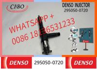 China Denso original Denso original Denso Fuel Injectors 295050-0720 295050-2750 6252 11 3100 Replacement for OEM SAA6D125E-7 PC490-10 HM300-5 WA470-8 Excavator Diesel Engine Parts original new injector for sale