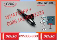China Denso original Common Rail Injector 095000-9800 8982191810 DLLA158P844 Nozzle for Isuzu 4HK1 6HK1 Diesel Pump Injection Fuel Injector Tester original new injector for sale
