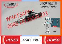 China Denso original Denso original Denso 095000-6860 095000-6861 Diesel Fuel Injector Nozzle ME307086 Replacement for OEM 6M60T FH FK FM Truck Excavator Engine Parts new injector original new injector for sale