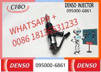 China Denso original Denso diesel common rail injector 095000-6861 high pressure fuel injector nozzle assembly replacement for OEM new injector original new injector for sale