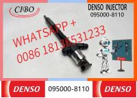 China Denso original Denso 095000-8110 Common Rail Fuel Injectors 1465A054 095000-5760 Replacement for OEM 4M41 1KD 2KD Diesel Engine new injector original new injector for sale