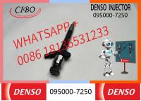 China Denso original Diesel Fuel Nozzles Injector 095000-7250 23670-09200 for Toyota 2.2 D4D 2AD-FTV Construction Machinery Parts Fuel Injector Assembly original new injector for sale