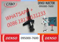 China Denso original High Pressure Common Rail Fuel Injector 095000-7600 for Toyota Avensis 2.2L 2AD-FTV Engine - Replace 23670-0R160 095000-7700 original new injector for sale