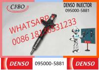 China Denso original Denso original Denso 095000-5881 Diesel Fuel Injector Nozzle 23670-39095 23670-39096 Common Rail Injection Valve for Toyota Hilux 1KD 2KD 4WD new injector original new injector for sale
