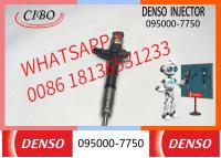 China Denso original Denso original Denso common rail injector 095000-7750 high pressure diesel fuel injector assy for excavator truck engine repair parts new injector original new original new injector for sale