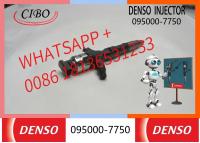 China Denso original Denso original Denso common rail injector 095000-7750 high pressure diesel fuel injector assy for excavator truck engine repair parts new injector original new original new injector for sale