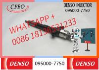 China Denso original Denso original Denso common rail injector 095000-7750 high pressure diesel fuel injector assy for excavator truck engine repair parts new injector original new original new injector for sale
