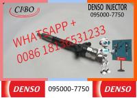 China Denso original Denso original Denso common rail injector 095000-7750 high pressure diesel fuel injector assy for excavator truck engine repair parts new injector original new original new injector for sale