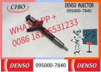 China Denso original Denso diesel fuel injector 095000-7840 high pressure common rail injector nozzle assembly replacement for OEM new injector original new injector for sale