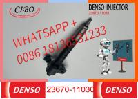 China Denso original  fuel injector 23670-11030 replacement for OEM common rail injector assembly wholesale diesel engine spare parts  original new injector for sale