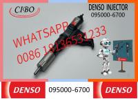 China Denso original  common rail injector 095000-6700 high pressure diesel fuel injection nozzle assembly replacement for OEM diesel engine parts original new injector for sale
