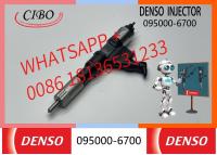 China Denso original  common rail injector 095000-6700 high pressure diesel fuel injection nozzle assembly replacement for OEM diesel engine parts original new injector for sale
