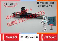 China Denso original  common rail injector 095000-6700 high pressure diesel fuel injection nozzle assembly replacement for OEM diesel engine parts original new injector for sale