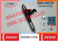 China Denso original  common rail injector 095000-6700 high pressure diesel fuel injection nozzle assembly replacement for OEM diesel engine parts original new injector for sale